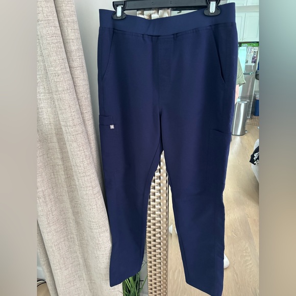 Figs | Pants | Figs Blue Cargo Pants With Straight Leg Design | Poshmark